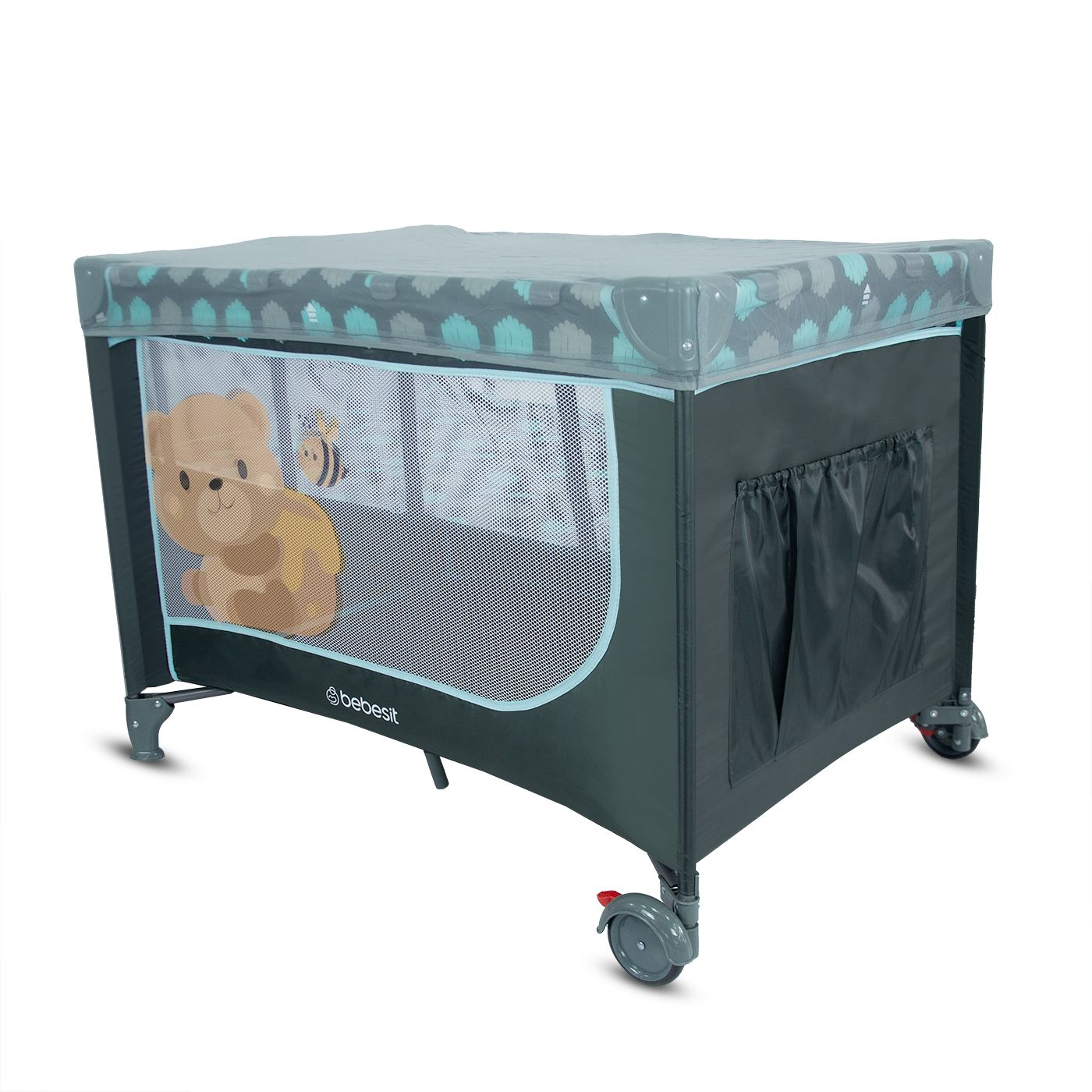 CUNA CORRAL RELAX H0712 AZUL BEBESIT-