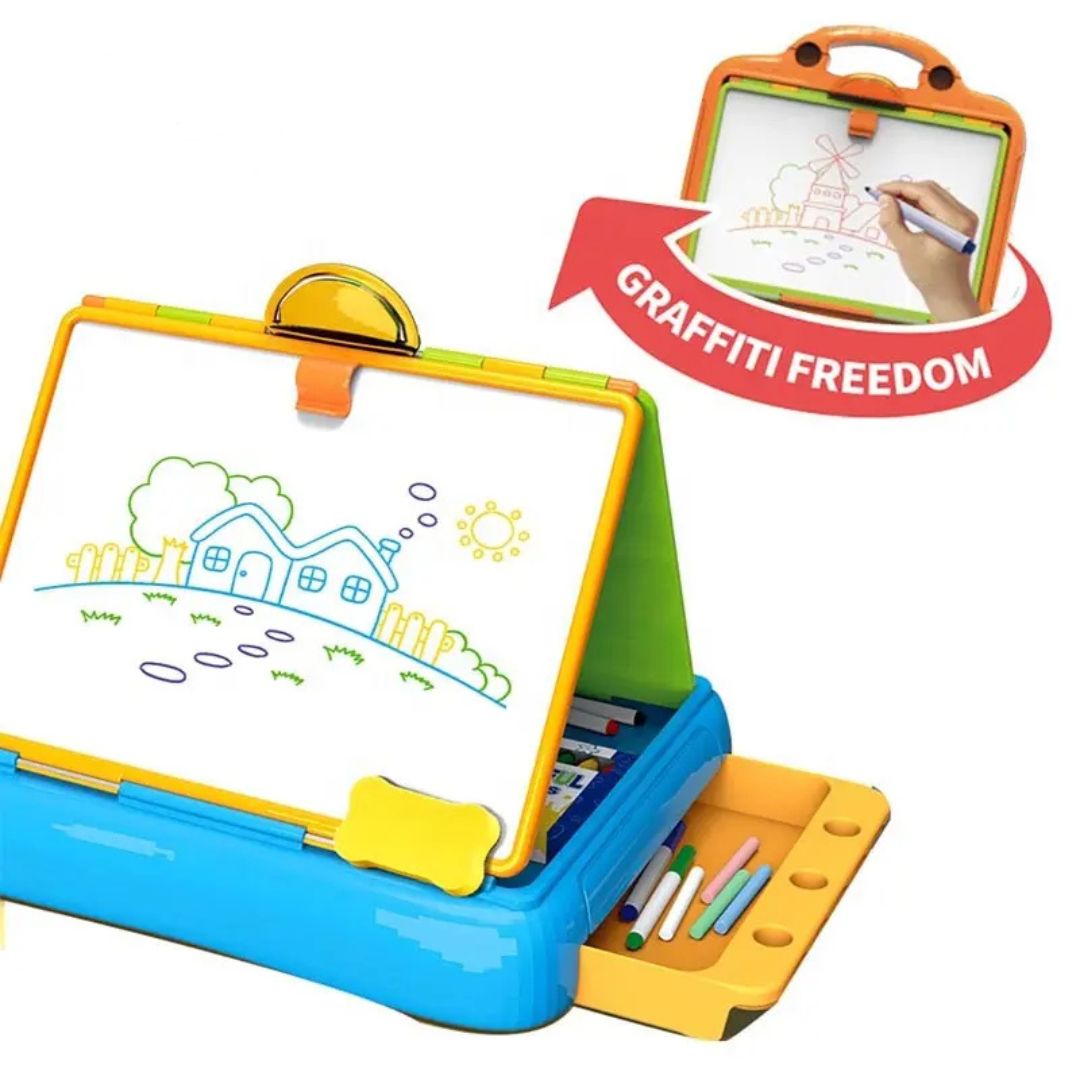 TABLERO INFANTIL 2 EN 1 ¡DIVERSIÓN Y CREATIVIDAD EN UN SOLO LUGAR! 881