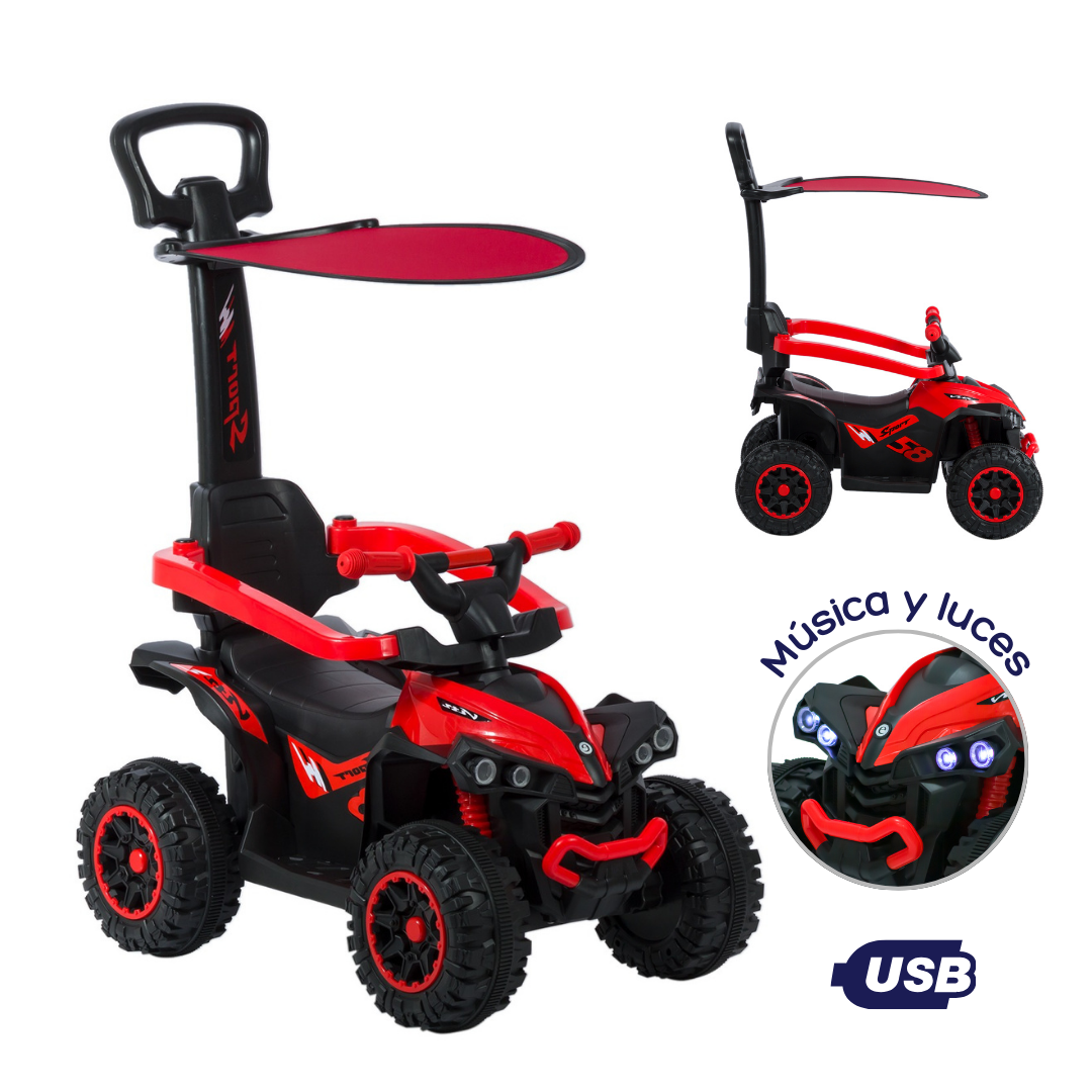 CARRO MONTABLE BUGGY EB357 ROJO EBABY