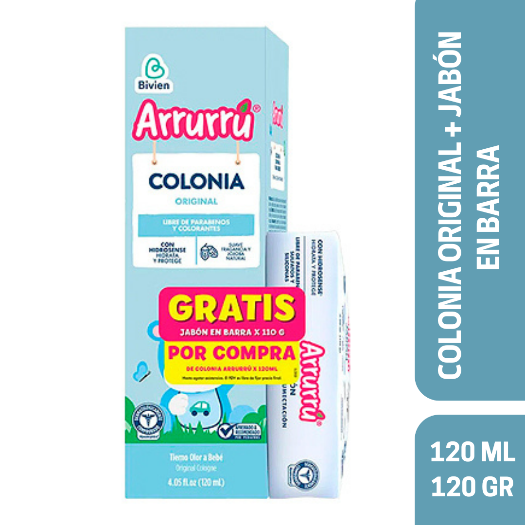 COLONIA AZUL X120+JABON AAB312 ARRURRÚ