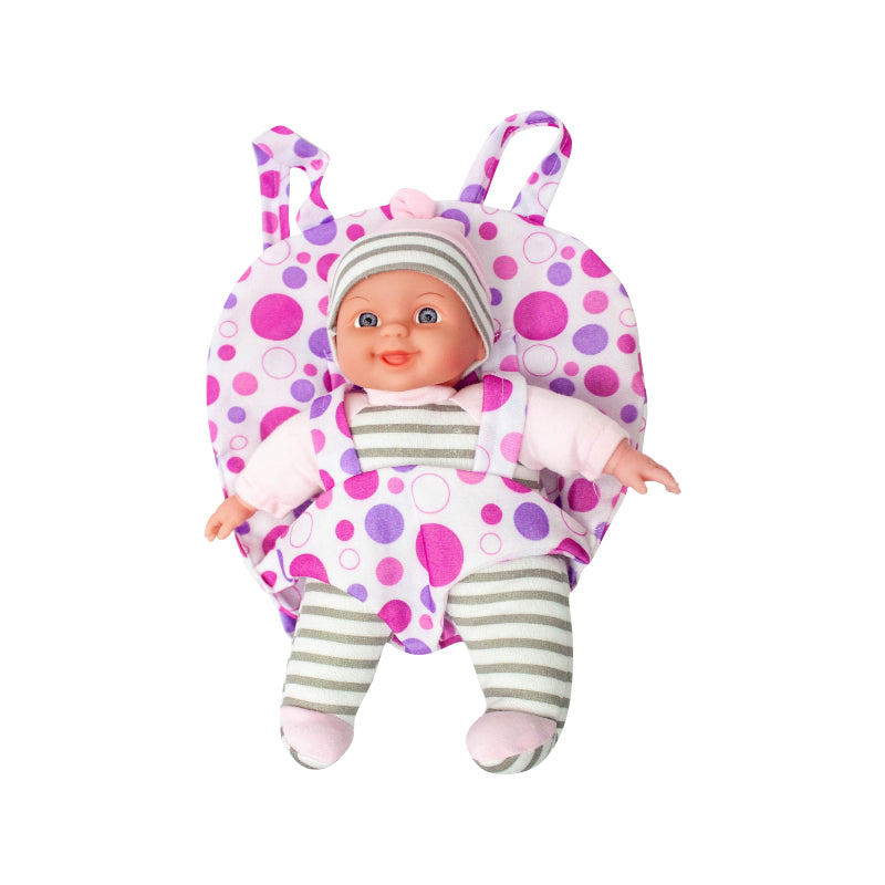 MUÑECO CON CARGADOR BABY BOLSA 4646 PLAS